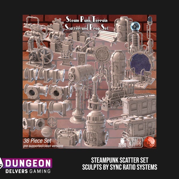 Steampunk Laboratory - Etsy UK