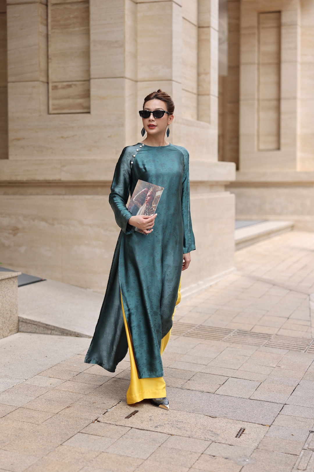 Silk Ao Dai Women, Modern Casual Ao Dai, Loose Ao Dai, Vietnamese Ao ...