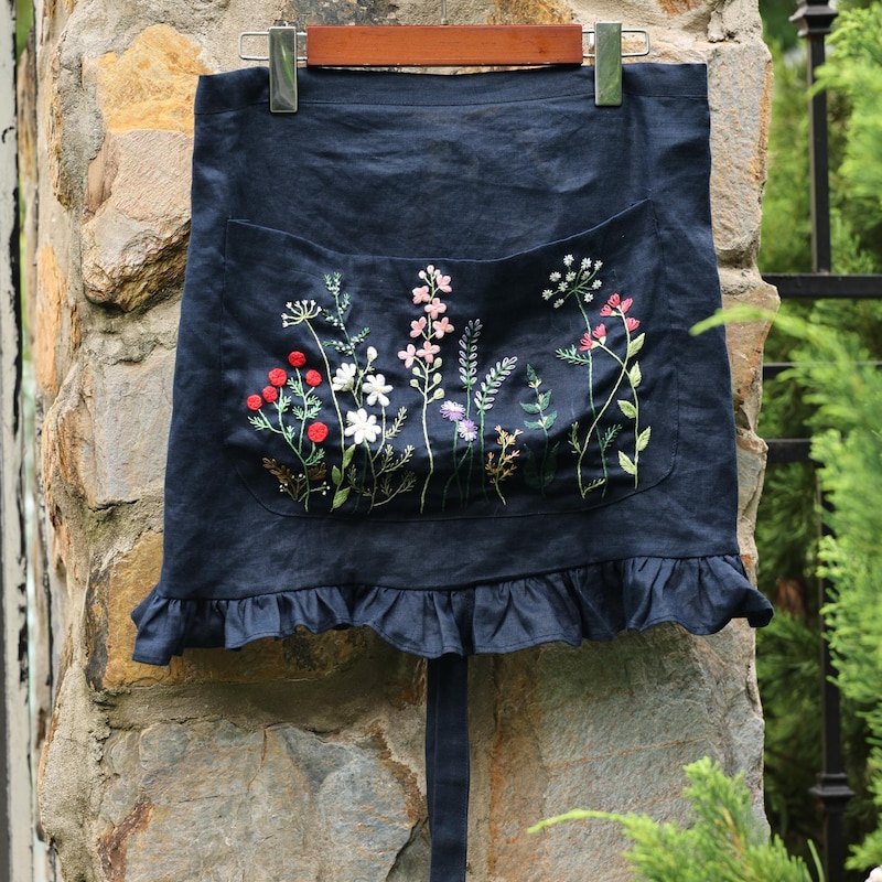 Embroidered Aprons - Etsy