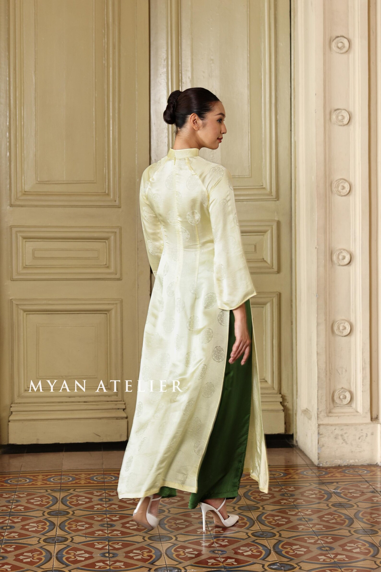 Vietnamese Long Dress, Traditional Vietnamese Dress, Silk Ao Dai With ...