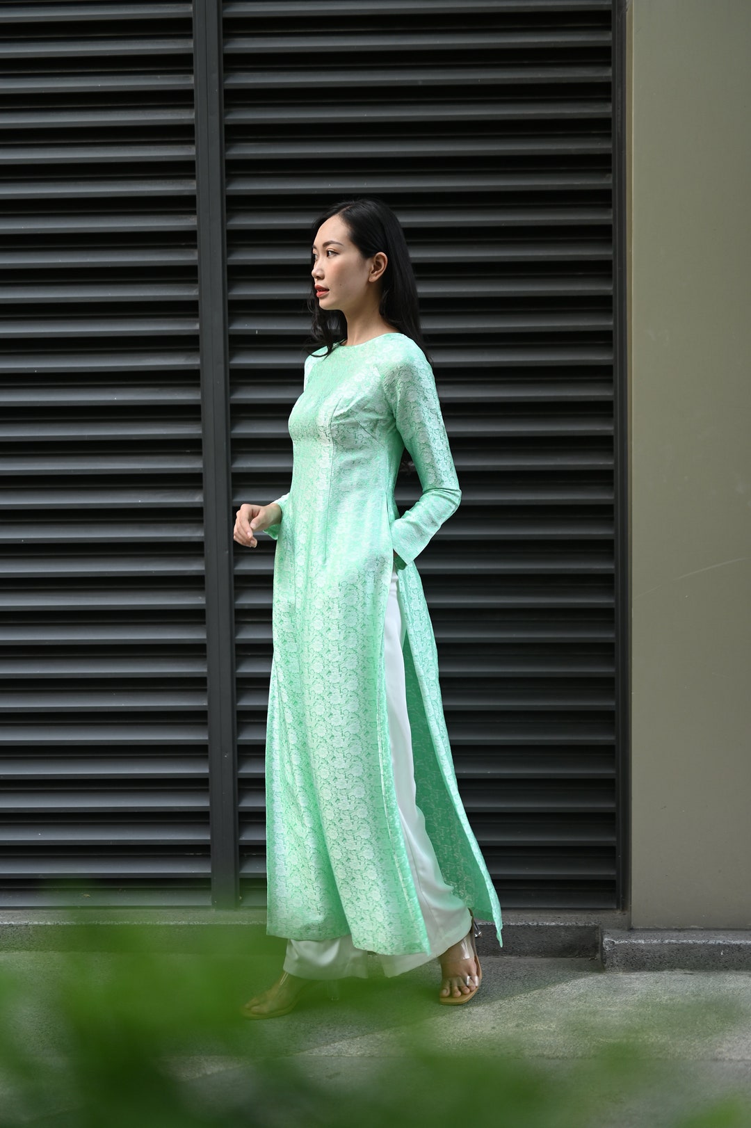 Vietnamese Wedding Guest Dress, Vietnam Tunic, Vietnamese Dress With ...