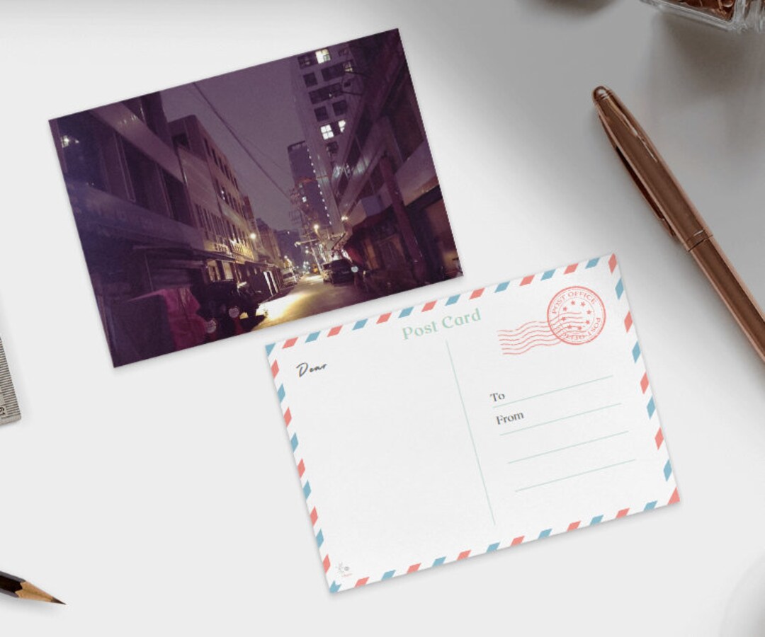 Ending of Autumn Seoul Korea Postcard - Etsy
