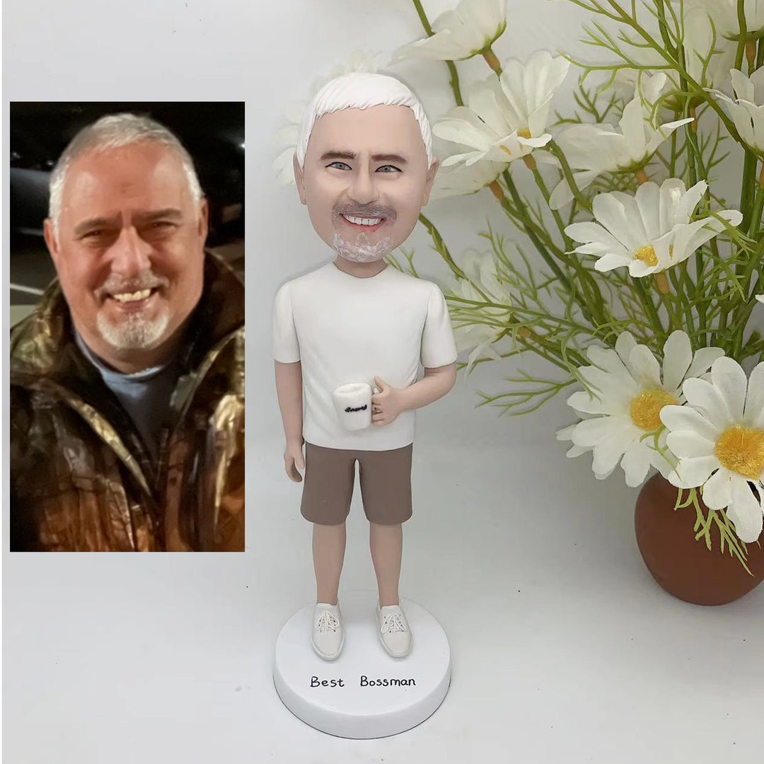 Custom Grandfather Bobblehead, Custom Bobbleheads Cool Father's Day ...