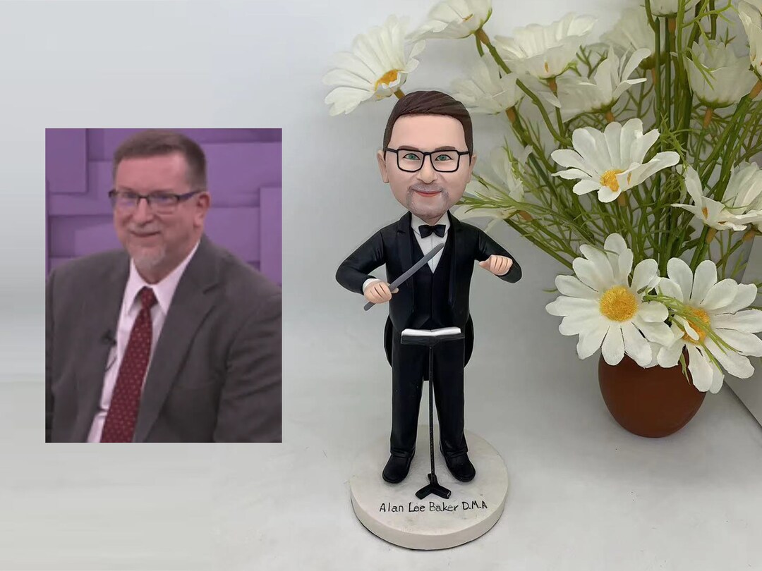 Personalised Bobbleheads Music Conductor Bobbleheads Custom - Etsy