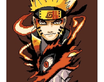 Naruto Sage Mode Blanket, Afghan, Crochet, Throw, Knitting Pattern - Etsy