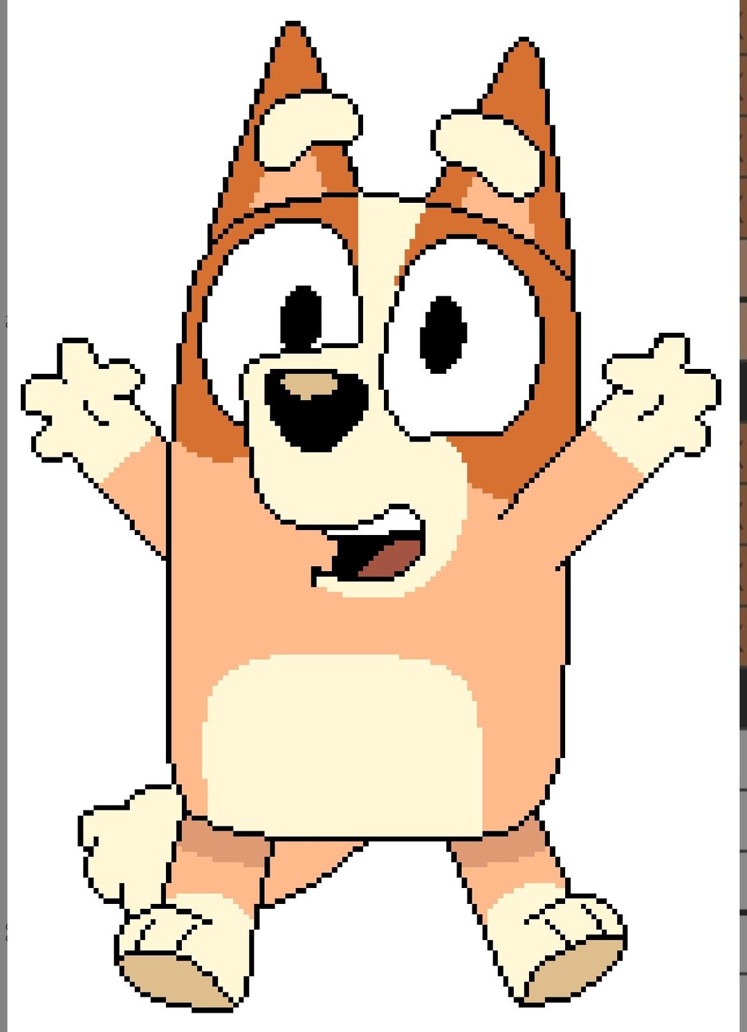 Bluey Bingo Chart, Blanket, Afghan, Crochet, Throw, Knitting Pattern ...