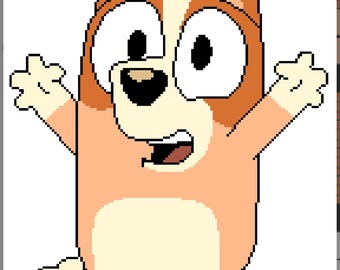 Bluey Chart, Blanket, Afghan, Crochet, Throw, Knitting Pattern. - Etsy UK