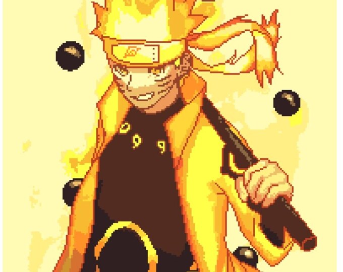 Naruto Sage Mode Blanket, Afghan, Crochet, Throw, Knitting Pattern - Etsy