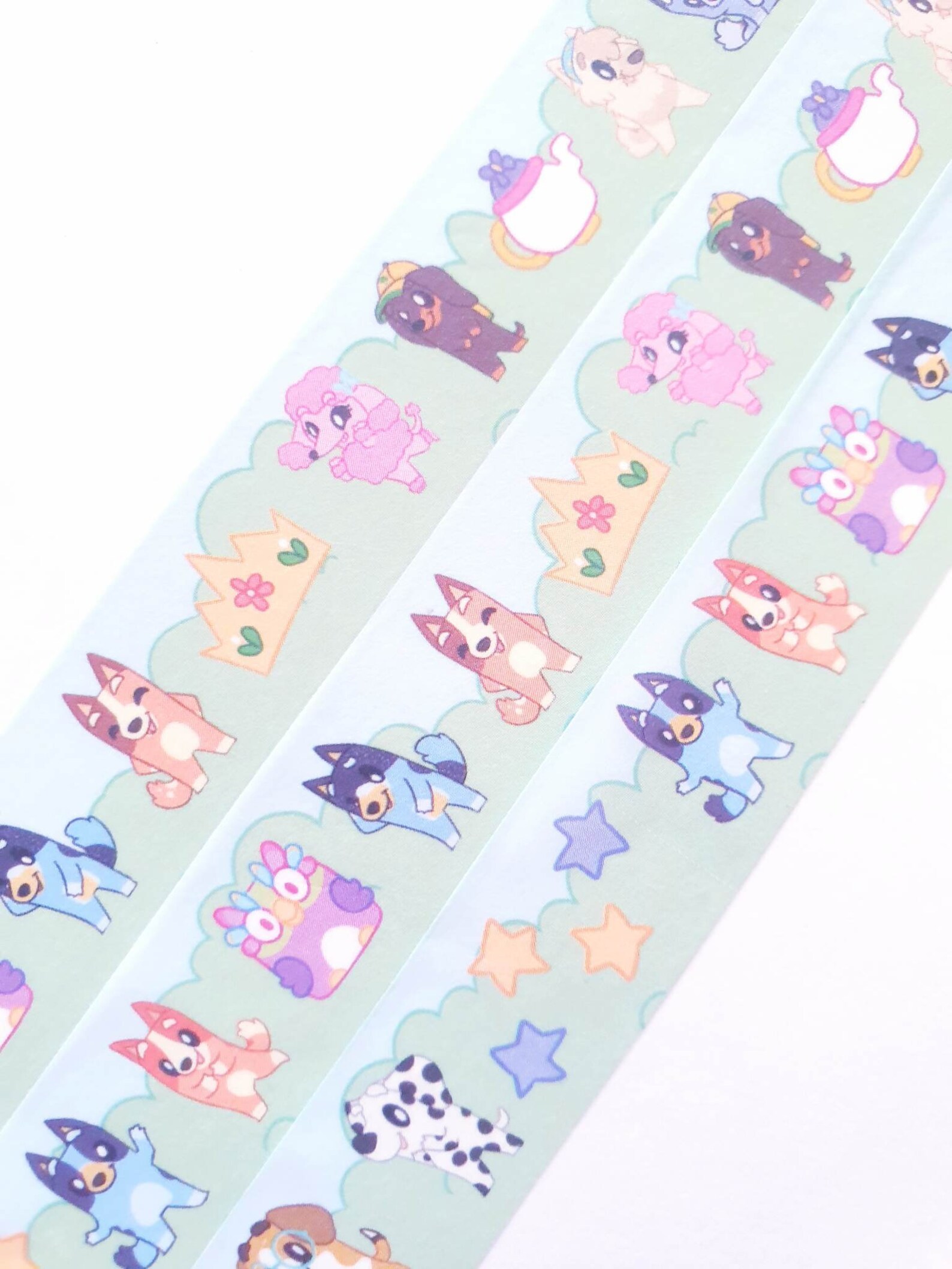 Bluey Washi Tape / Pastel Blue Decorative Masking Tape / Craft - Etsy