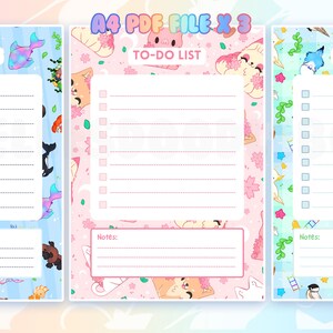 Animal Printable to Do List - Etsy