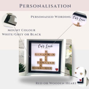 Personalized Scrabble Tile Frame: New Home Gift, Custom Wall Art - Etsy