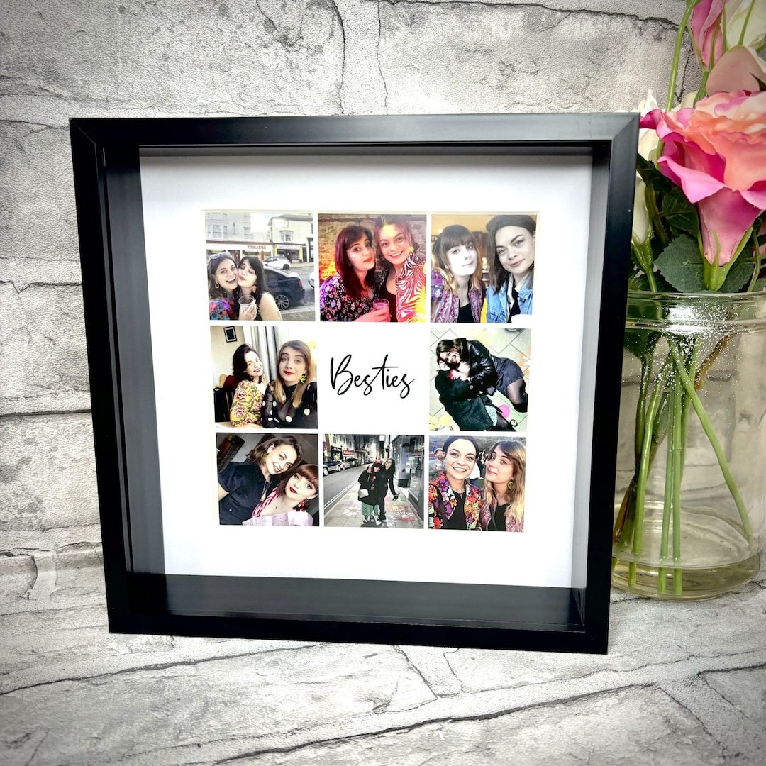 Personalised Photo Gift Collage Frame for Friends Family Gifts ...