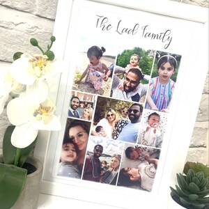 Personalised Graduation Photo Collage Framed Print, Passing Out Parade ...