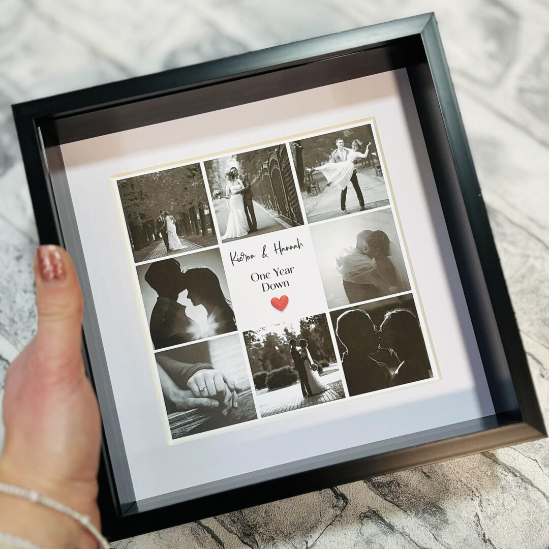 Personalised Gifts for Couples, Photo Collage Frame Customised, Photo ...