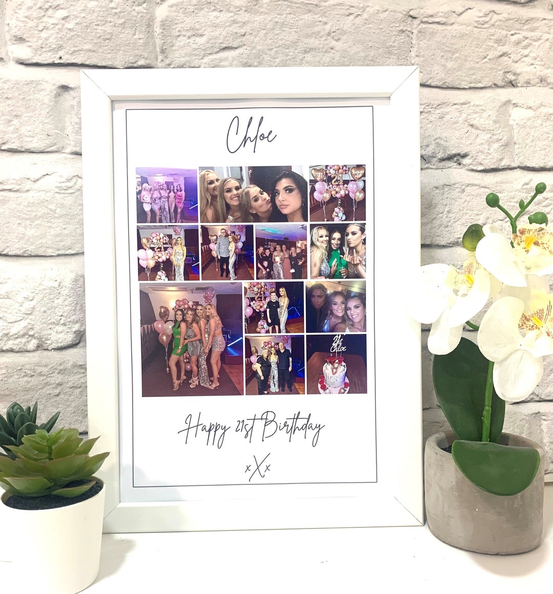 Personalised Photo Frame Birthday Gift for 18th 21st 30th 40th ...