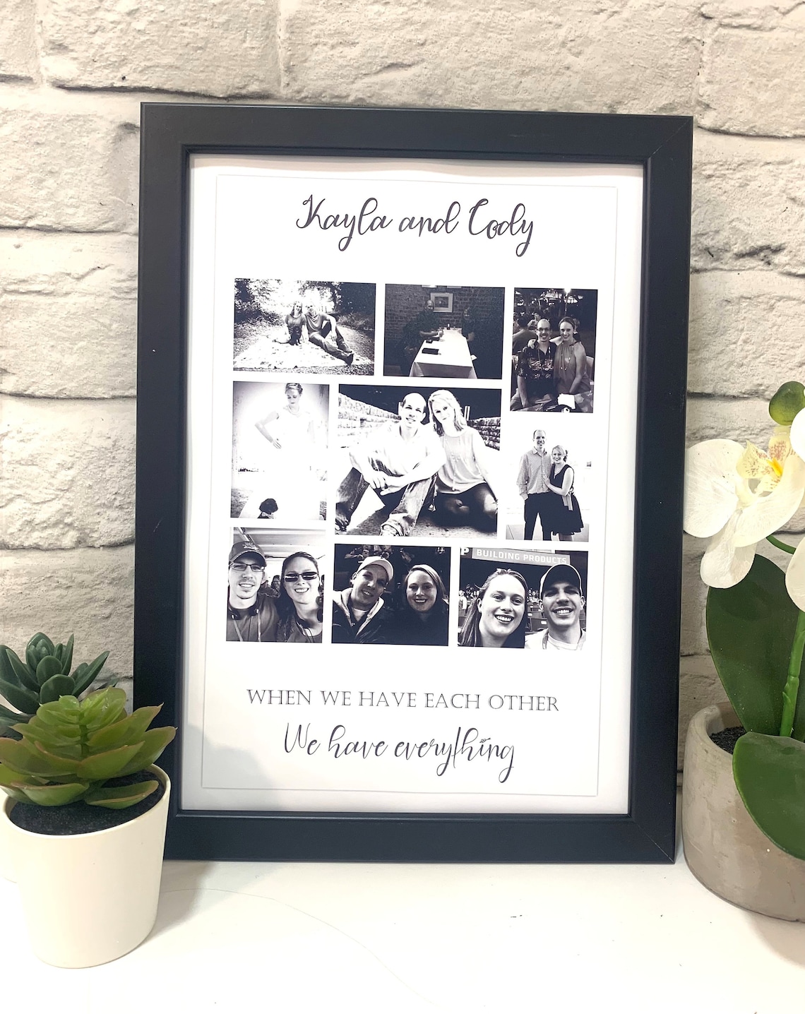 Personalised Graduation Photo Collage Framed Print, Passing Out Parade ...