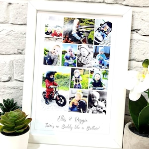 Personalised Graduation Photo Collage Framed Print, Passing Out Parade ...