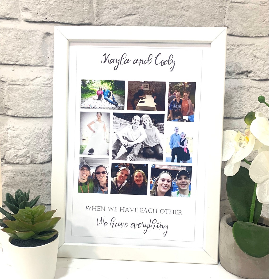 Personalised Graduation Photo Collage Framed Print, Passing Out Parade ...