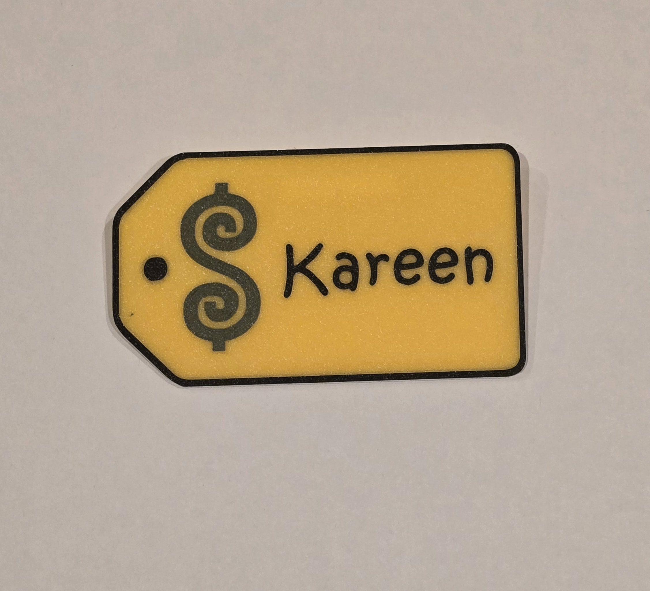 Custom "the Price is Right" Style 3D Printed Name Tags – Personalized ...