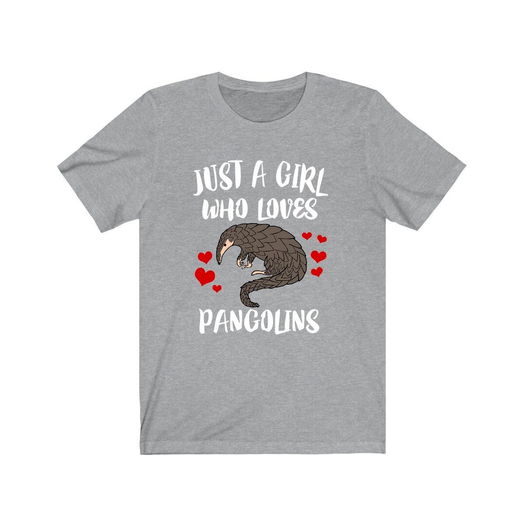 Nur ein Mädchen, das Pangolin liebt Shirt, Pangolin-Liebhaber-Shirt ...