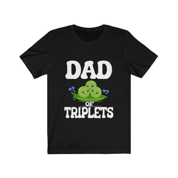 Dad of Triplets Shirt Dad of Triplets Gift Dad of Triplets - Etsy
