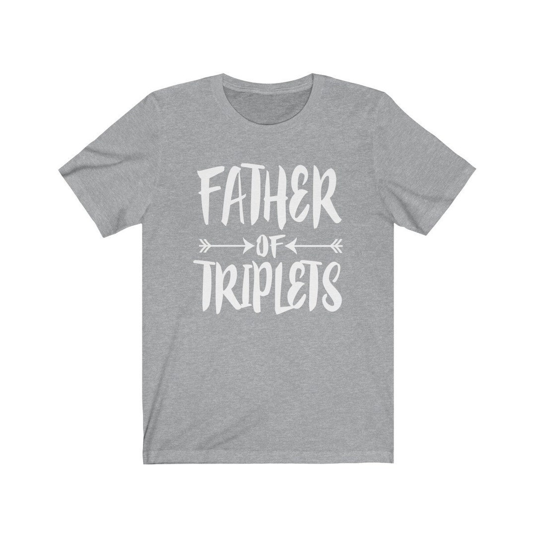Dad Father of Triplets Shirt, Dad of Triplets Shirt, Dad of Triplets ...