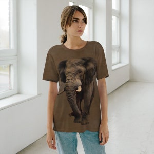Majestic Elephant T-shirt, African Elephant Shirt, Elephant Lover Shirt ...