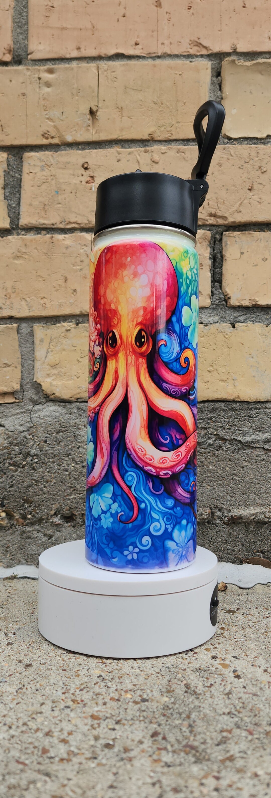 Octopus Water Bottle 22oz - Etsy
