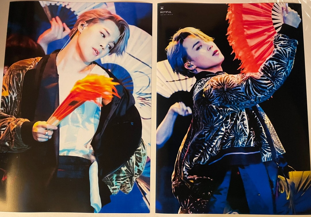 BTS Jimin Fan Dance Prints - Etsy
