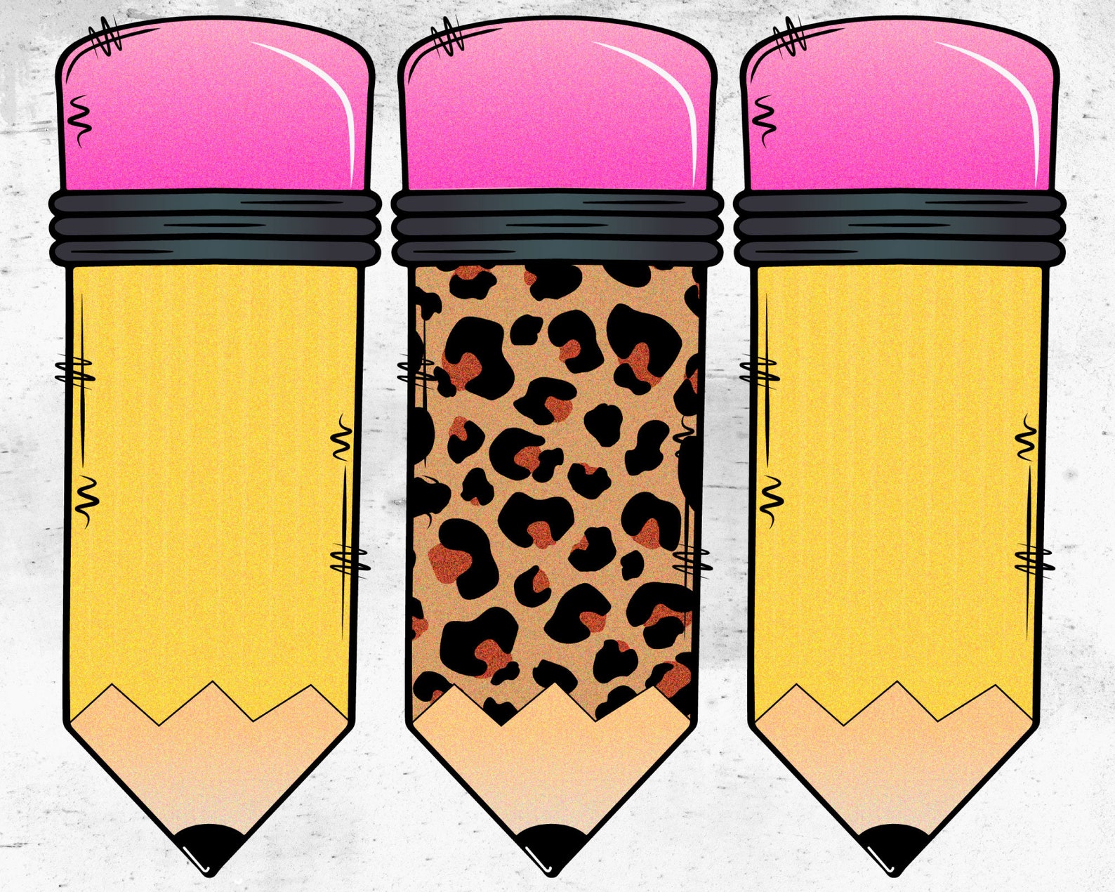 Lápices Png Diseños de sublimación Lápiz glitter Lápiz - Etsy España