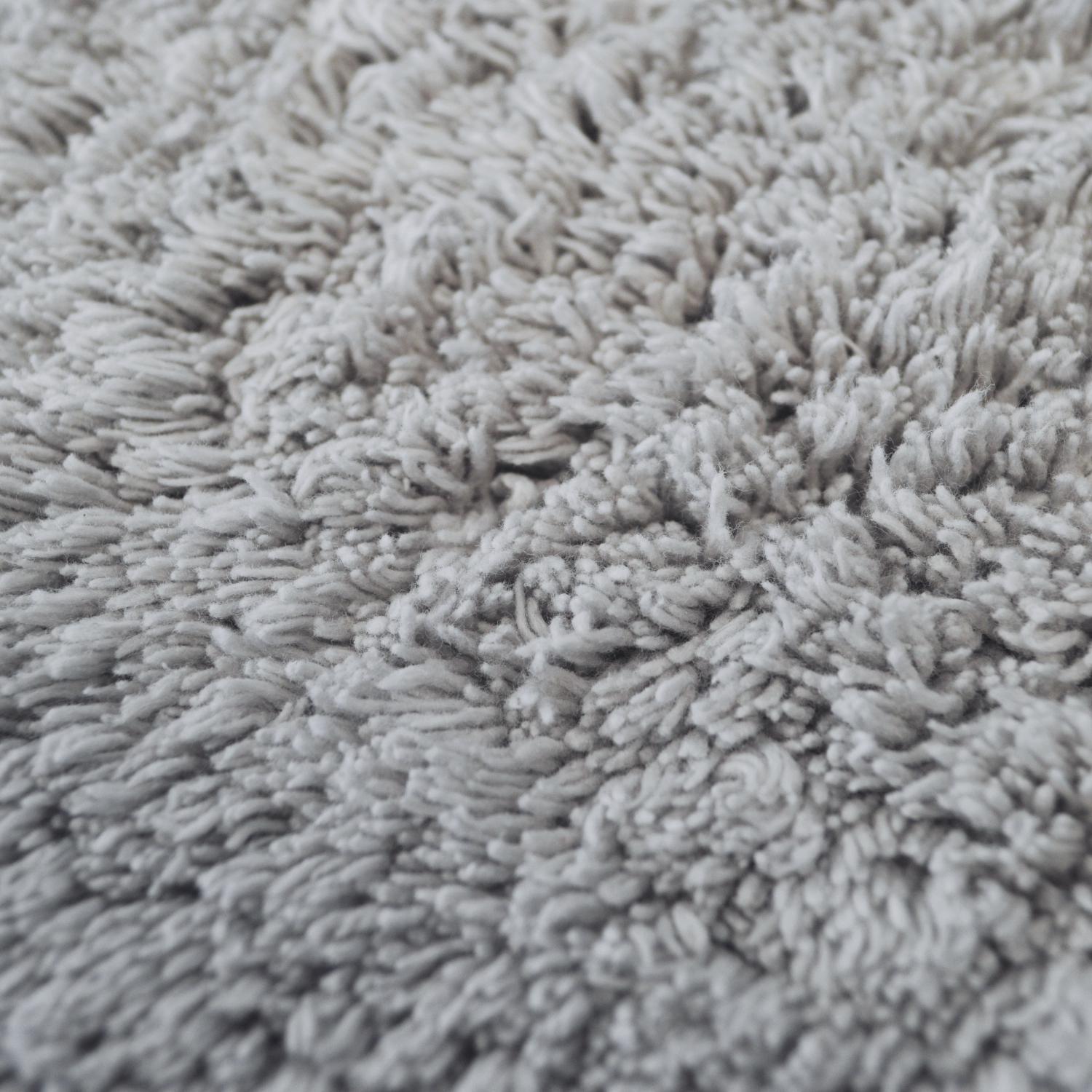 Corner Shower Mat - L-shaped Bath Mat for Shower Unit 100% Cotton Super ...