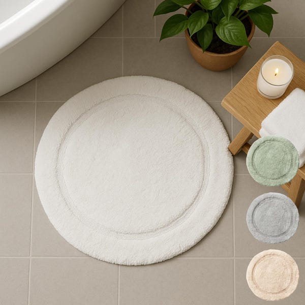 Round Bath Mat - Etsy