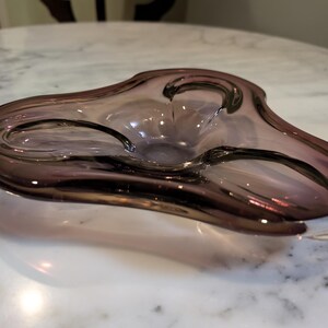 A Colorful Fine Art Glass Ashtray/ Trinket Dish - Etsy
