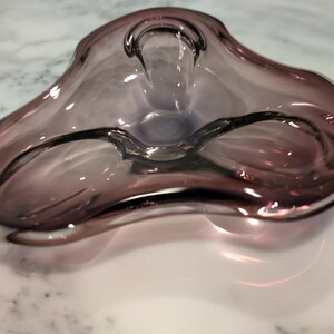 A Colorful Fine Art Glass Ashtray/ Trinket Dish - Etsy