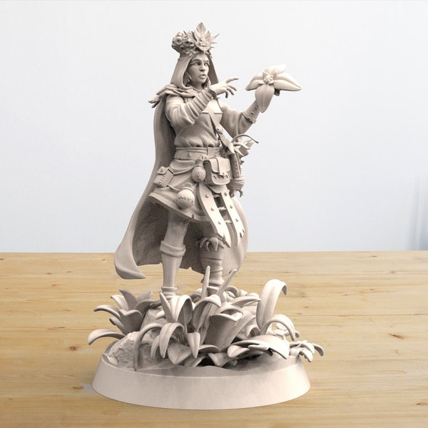 Druid Human Miniature Female - Etsy