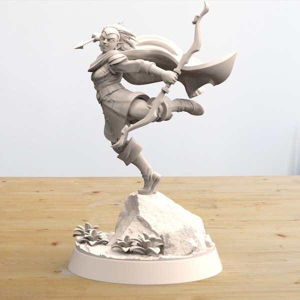 Female Elf Ranger Stl - Etsy