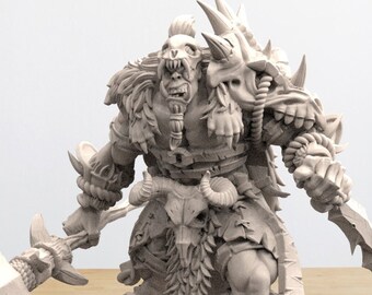 Orc Tribe Warchief Warriors of the Wastelands Cast 'n - Etsy