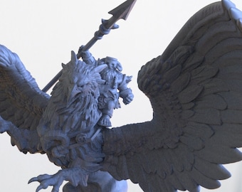 Dwarf Griffon Rider - Etsy