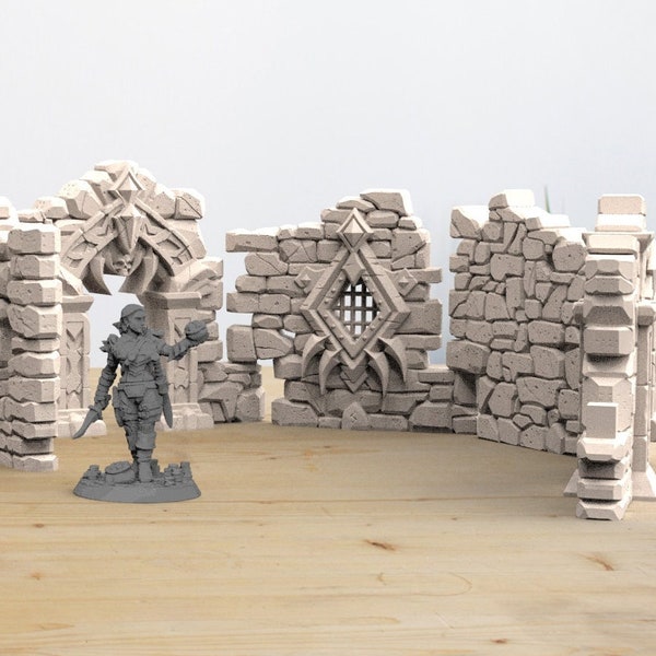 Modular Dungeon Wall System - Etsy