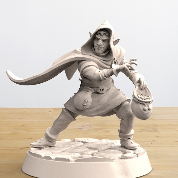 Male Halfling Rogue Miniature - Etsy