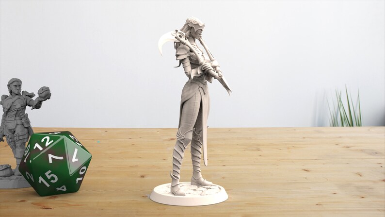 Death Cultist Sickles Crossed 3D Printed Miniature for - Etsy