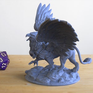 Dwarf Griffon Rider A - Dwarf Fighter Mounted on a Griffon - Miniature ...