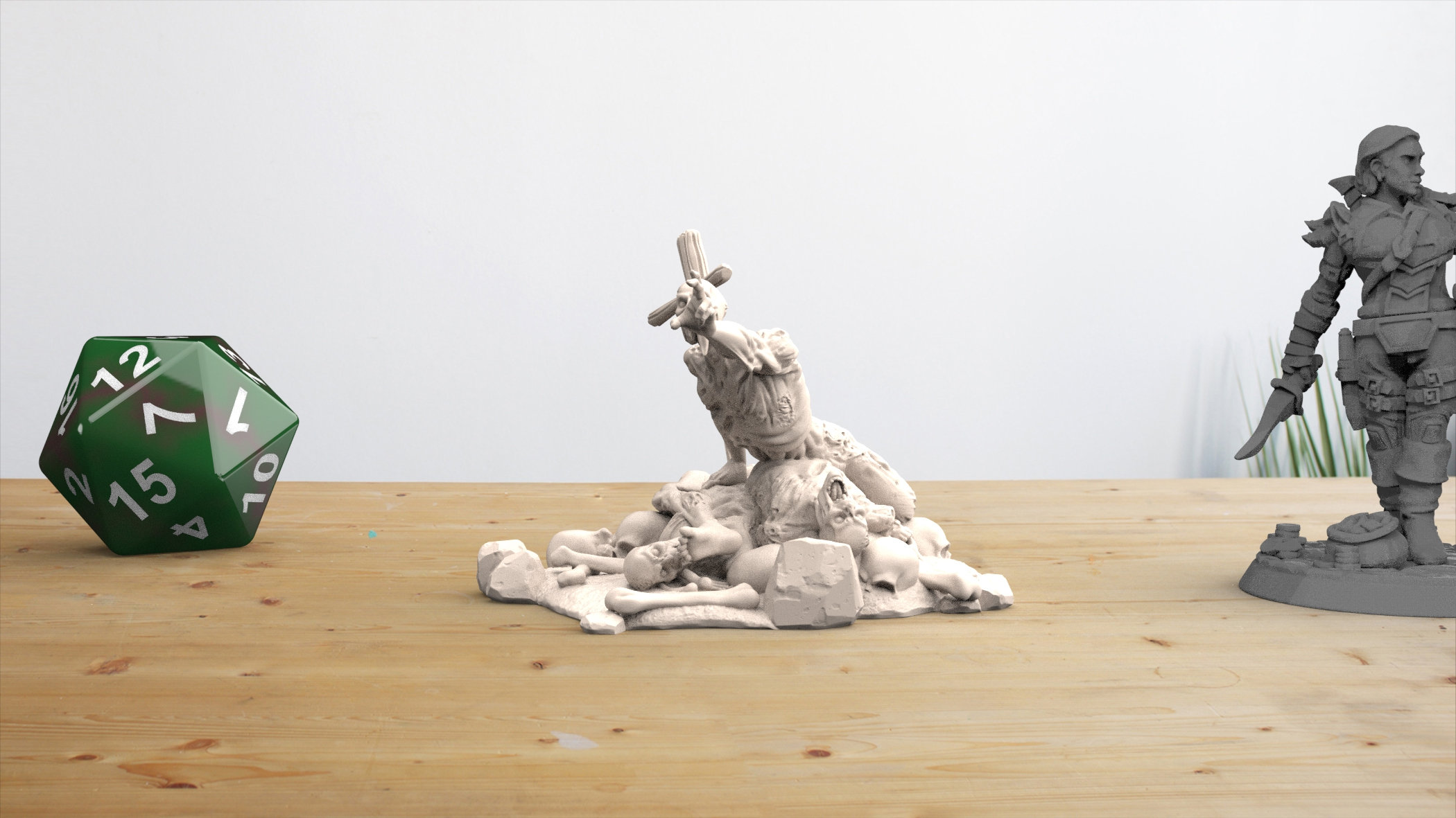 Rising Zombie Terrain Prop Skeleton Piles Hidden Crypt - Etsy