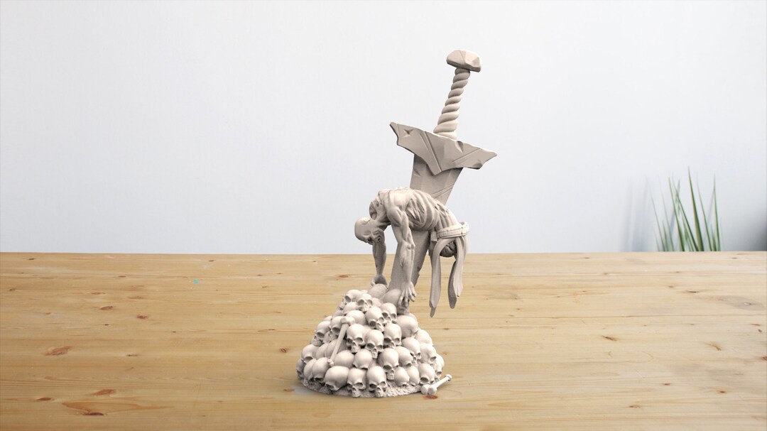 Giant Impaled Sword - Terrain Prop - Crypt Artifacts - Hidden Crypt ...