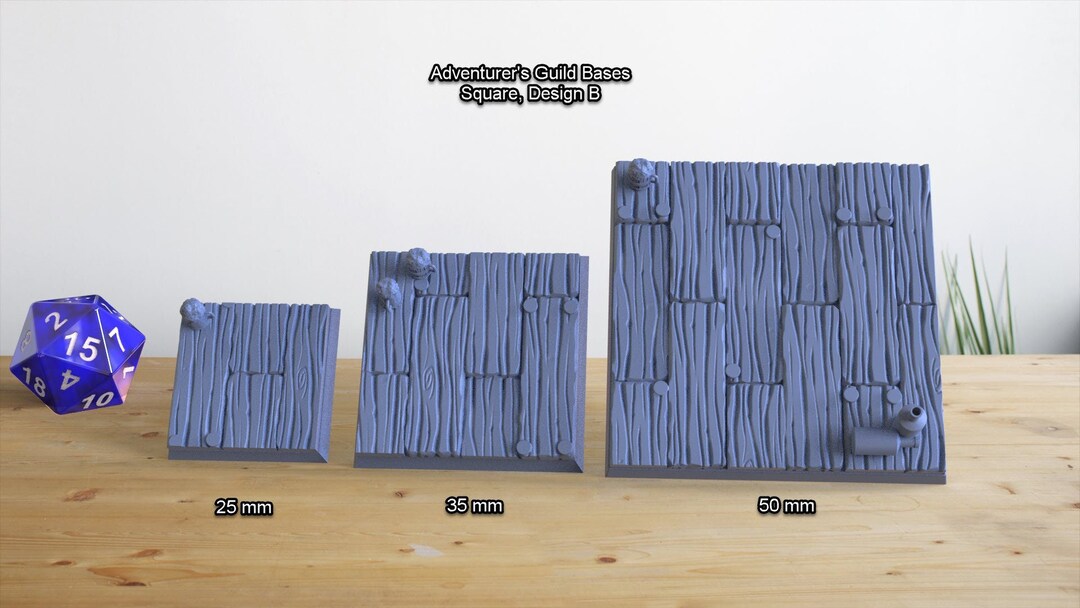 Square Adventurer Bases - Cast N Play Adventurer's Guild Collection - Etsy