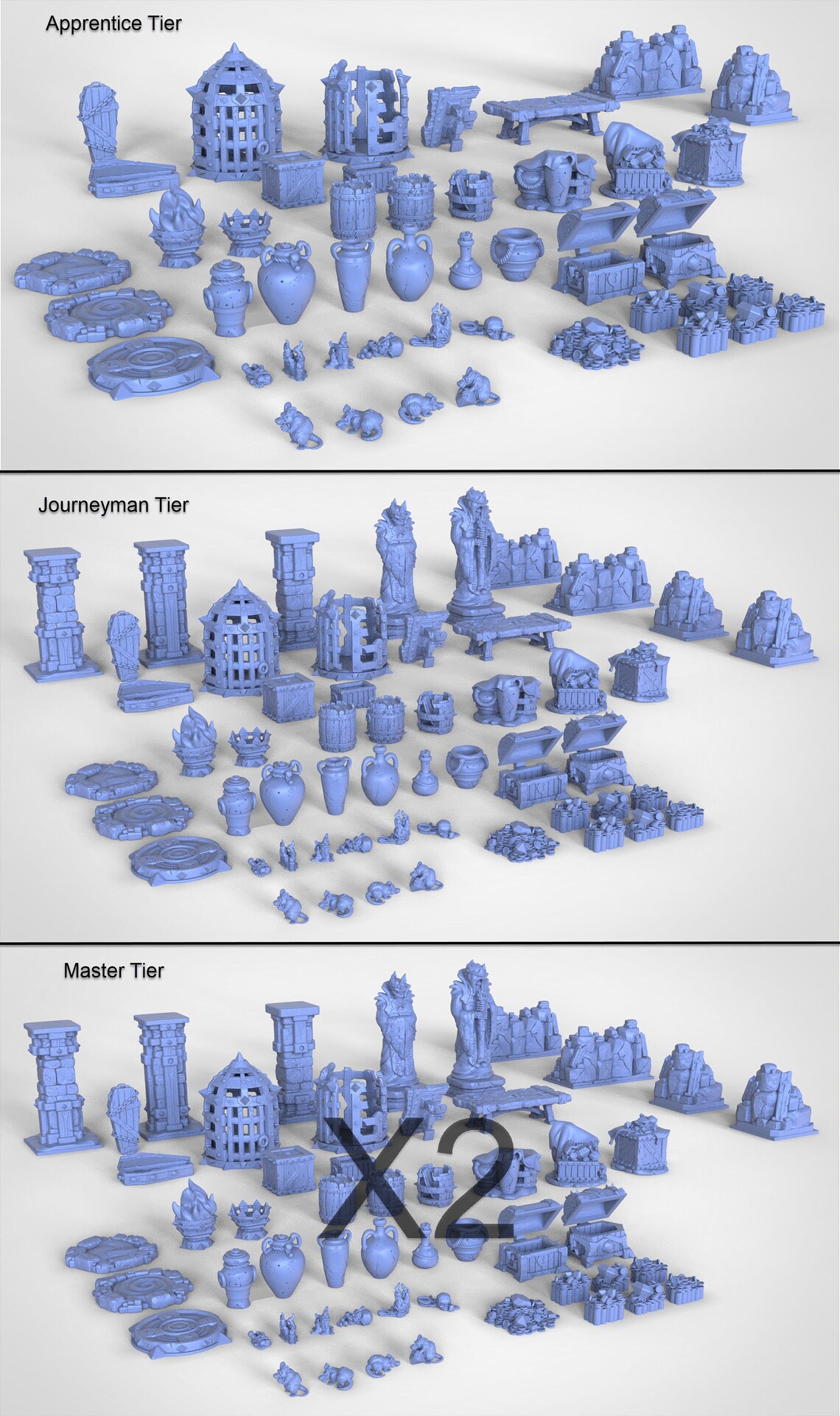 Props Columns Dungeon Lab Modular Dungeon Terrain System - Etsy