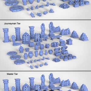 Props - Columns - Dungeon Lab - Modular Dungeon Terrain System - D&D ...