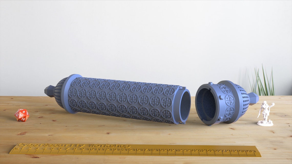 Scroll Case Life-sized Prop for Cosplay Larping and RPG - Etsy