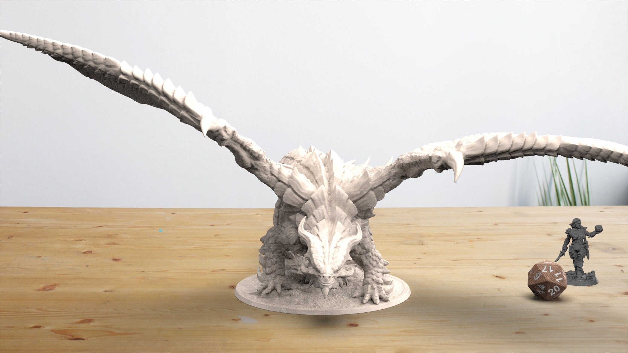 Elder Copper Dragon in Four Sizes 3D Printed Miniature in - Etsy