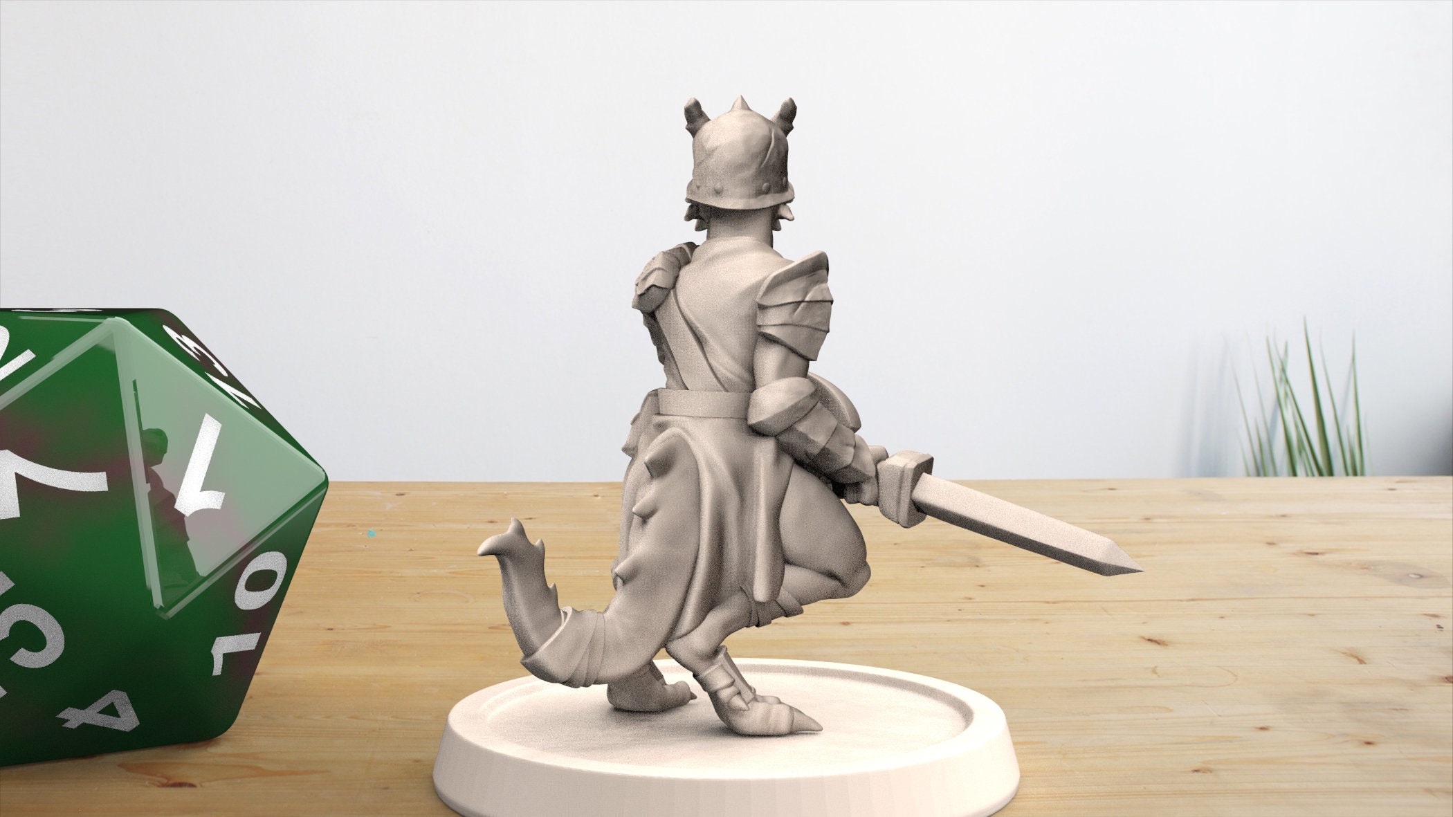 Female Kobold Fighter Zibai Miniature for D&D Pathfinder - Etsy